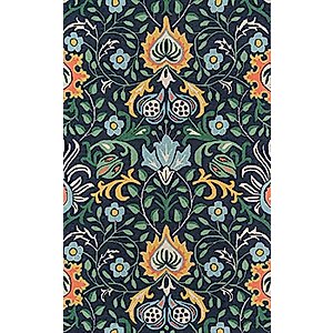 Momeni Newport Area Rugs, 2'3" X 8' Runner, Navy