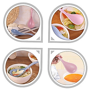 Anneome 4Pcs Kitchen Food Serving Spoon Creative Soup and Porridge Spoons for Buffet Catering and Everyday Use Multifunctional Utensils for Serving Food