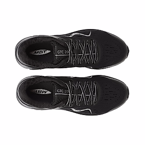 MBT Rocker Bottom Shoes Women’s – Athletic Running Walking Shoe MBT-2000, Black - 7 M US