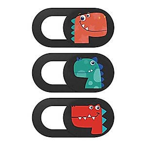 SOLUSTRE Camera Slider 3Pcs Laptop Camera Cover Slide Cartoon Webcam Cover Phone Camera Cover Computer Camera Cover Your Privacy and Computers Laptops