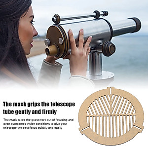 Bahtinov Mask Focusing Mask for Telescopes,Acrylic Focus Mask for a Tube Outer Diameter (OD) from 120mm-160mm,Telescope Accessories