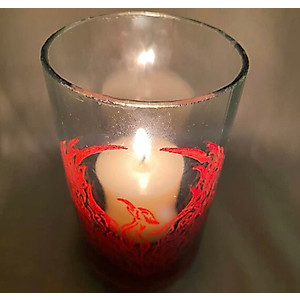 Phoenix Rising Candle Holder Home Decor Scripture Rebirth Persevere