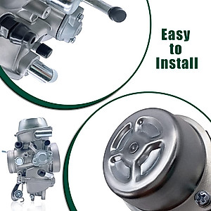 YFM600 Carburetor Carb Kit for Yamaha Grizzly 600 660 YFM600 YFM660 with Fuel Switch Valve Petcock ATV Carb