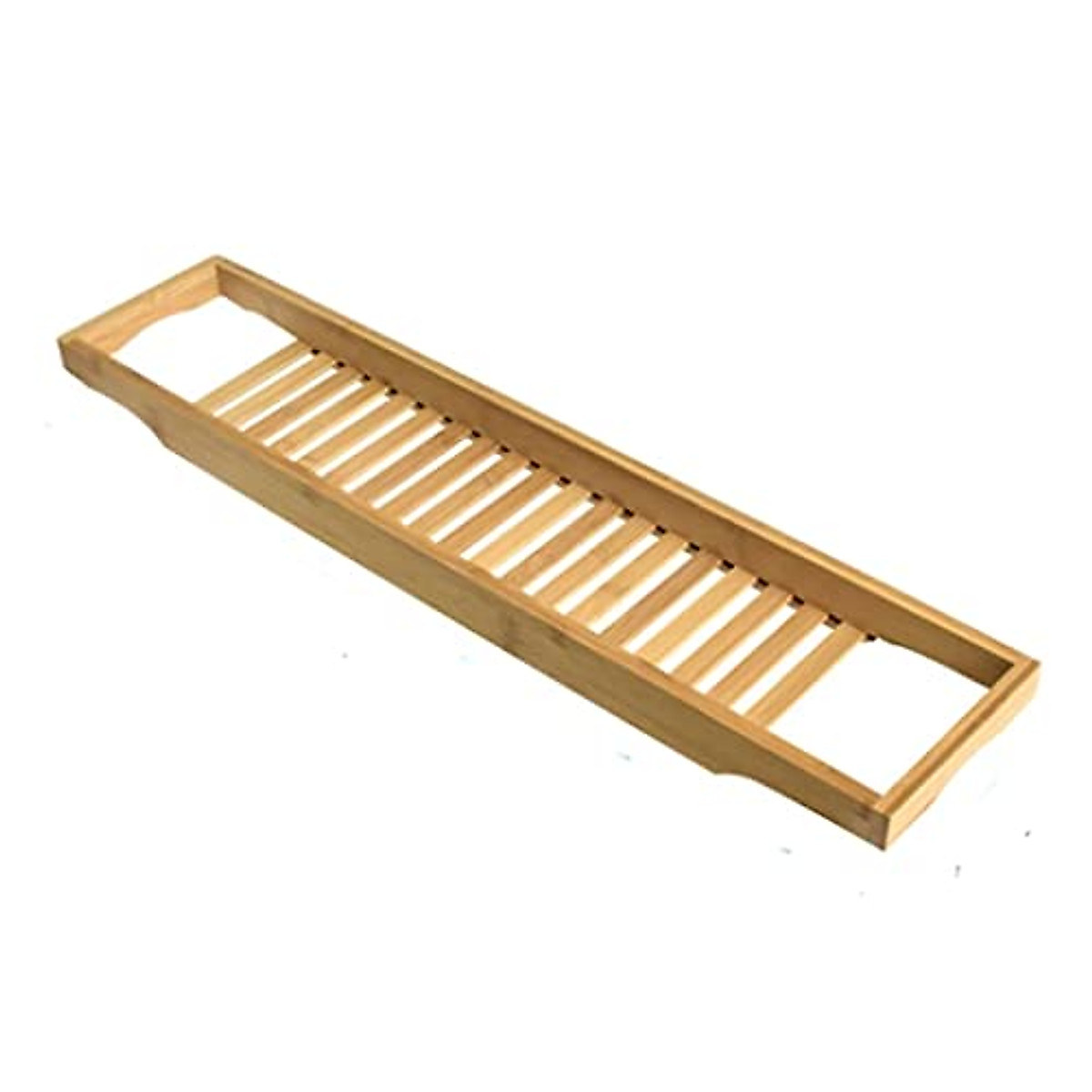 ZLXDP Bathtub Rack Tray Bathroom Storage Rack Bath Bridge Multi-Function for Book Organizer Wine Glass Shelf