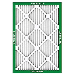 Filterbuy 20x25x2 Air Filter MERV 8 Dust Defense (1-Pack), Pleated HVAC AC Furnace Air Filters Replacement (Actual Size: 19.50 x 24.50 x 1.75 Inches)