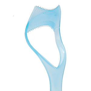 2pcs Eyelash Makeup Tool Upper Lower Eye Lash Mascara Guard Applicator Guide Helper with Eyelash Comb(Random Color)