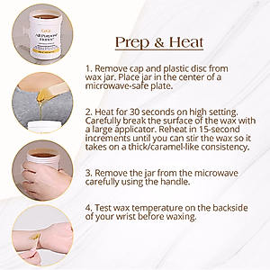 GiGi All Purpose Honee - Microwave Hair Removal Wax, 8 Ounces