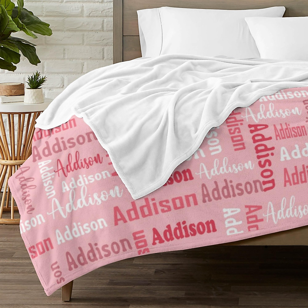 Dr.TOUGH Personalized Blankets for Kids Adults Personalized Name Blankets Personalized Kids Personalized Baby Blanket Personalized Gifts for Chrismas Birthday