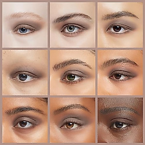 Palladio Waterproof Eyeshadow Stick with Blending Sponge, Long Lasting & Effortless Application, Smudge Free & Crease Proof Formula, Matte & Shimmer Shades, Buildable Eye Shadow (Matte Mocha)