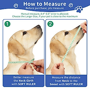 Tarovvoo Soft Dog Cone, Soft Cone for Dogs After Surgery for Large Medium Small Dogs, Comy Dog Cone Alternative, Adjustable Dog Recovery Collars to Stop Licking (Blue, Medium)