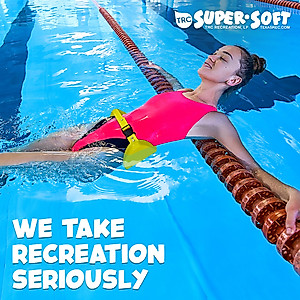 TRC Recreation Super Soft Size XL Promotional Waist Flotation Swim Belt for Adults, Foam Pool Float for Boat and Swimming Accessories, Yellow