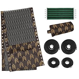 PATIKIL Gravity Chair Replacement Fabric, 63"x17" Anti-Gravity Chair Cloth Recliners Repair Tool with Bungee Cord Kit for Patio Pool Lawn Outdoor, Brown