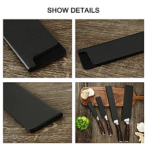Knife Edge Guards, 5"/6.5"/8"/9.5" Blade Protector Knife Holder Sleeve for Chef Knife (Knife Not Included)