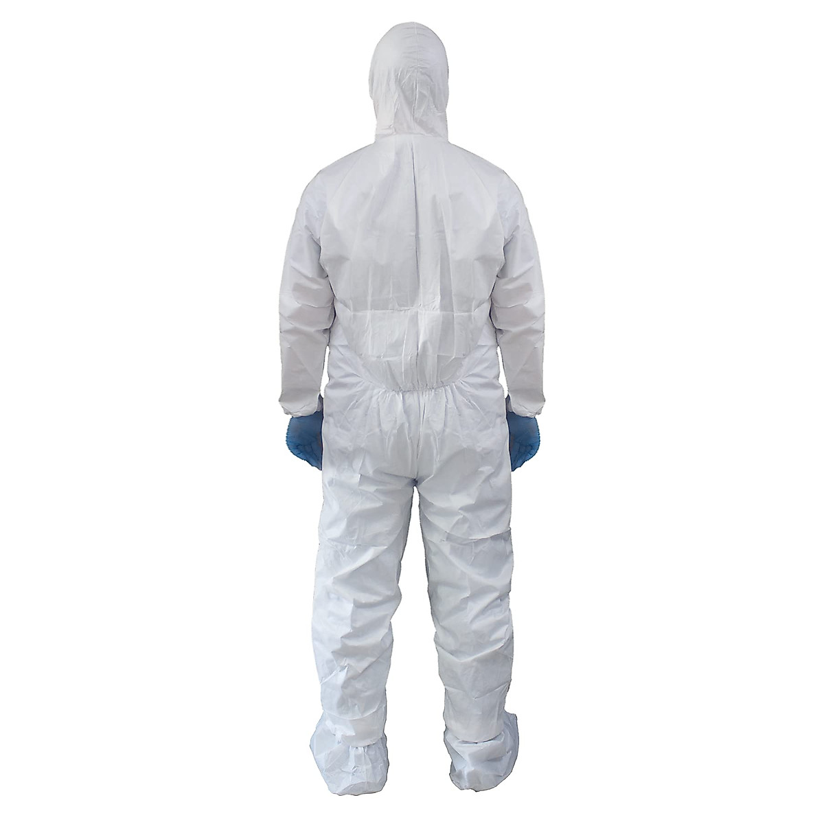 NOW INTERACTIVES YLD Disposable Protective Coverall Hazmat Suit, Heavy Duty Painters Coveralls (Medium) (1 pc)