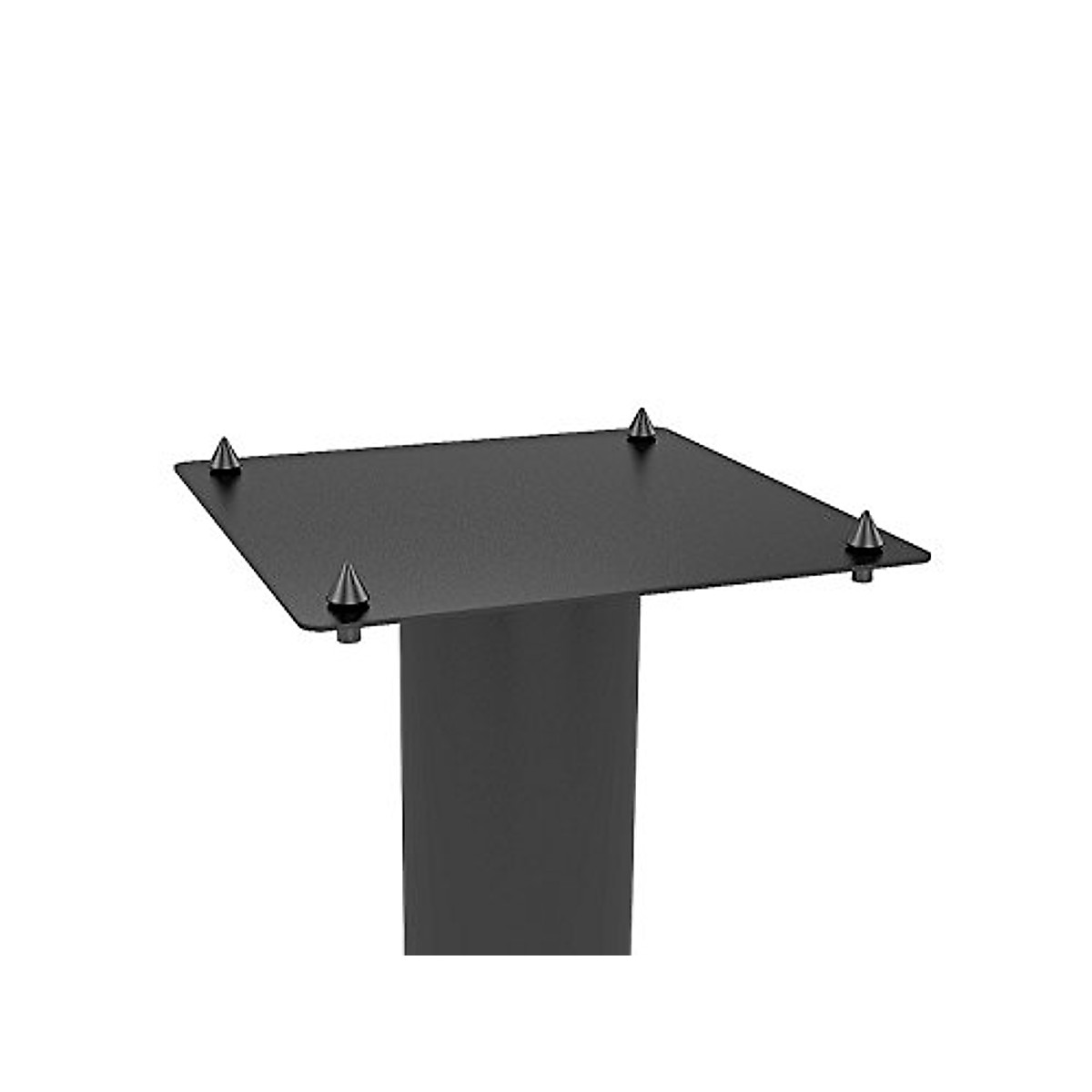 Atlantic Bookshelf Speaker Stands - Steel Construction, Pedestal Style & Built-in Wire Management, Support Bookshelf-Style Speakers up to 20 lbs. PN 77335799 - Black 2-Pack