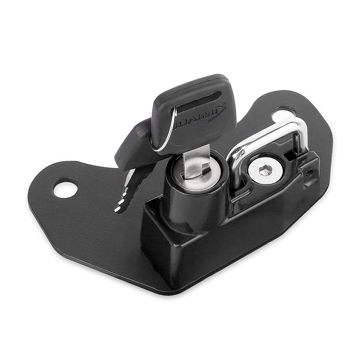 Motorcycle Helmet Lock Anti-Theft Helmet Security Lock with Keys for Indian Scout/Sixty 2015-2018-Black