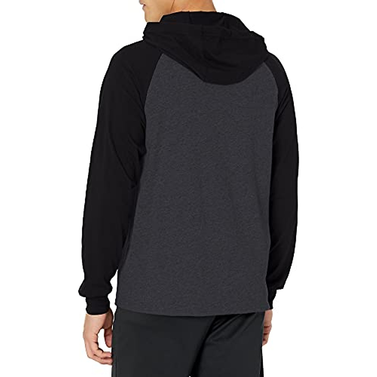 Russell Athletic mens Cotton Performance Long Sleeve T-shirts Shirt, Black Heather/Black, 3X-Large US
