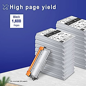 TN420 TN-420 Toner Cartridge - GULOYA :Compatible Replacement for Brother TN-420 TN420 Toner Cartridge for DCP-7060D Intellifax 2940 MFC-7240 MFC-7360N HL-2130 HL-2132 (1Black, TN4201PK)