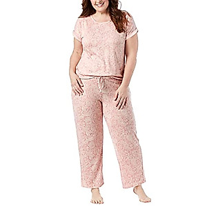 Lucky Brand Ladies' 4-Piece Pajama Set XS Size (Mini Denim Floral)