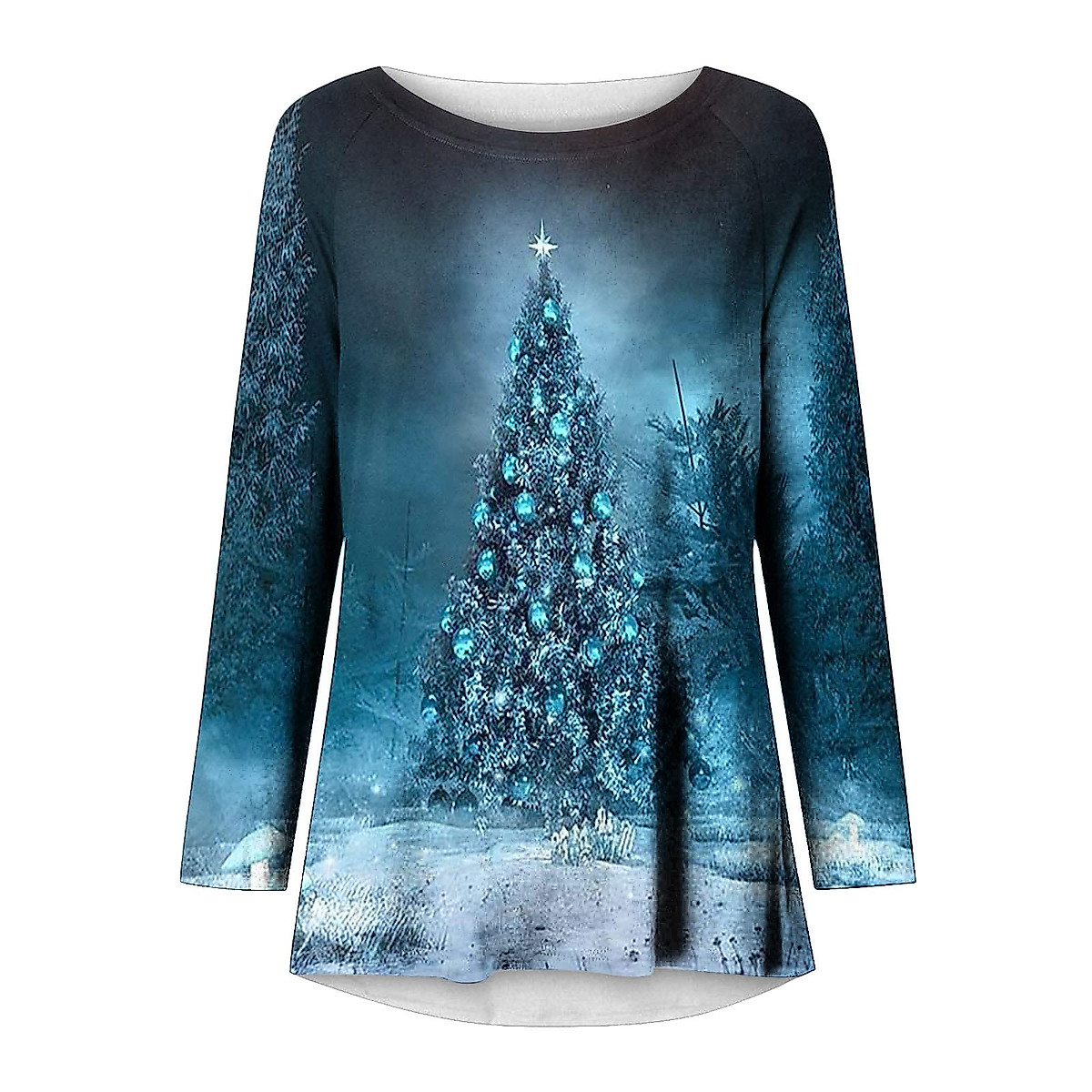 Today Deals Prime Ugly Christmas Sweater for Women Funny Xmas Tree Reindeer Shirt Long Sleeve Sweatshirts Fall Fashion 2023 Clothes Women Fashion Tops
