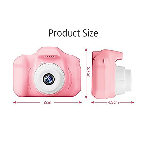 DERCLIVE Camera Children Digital Camera Portable Video Recorder Toy for Girls Boys Gift