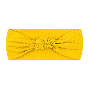 Baby Bow Headbands Turban Knotted, Girl's Hairbands for Newborn,Toddler and Childrens (Knot 12Pack)