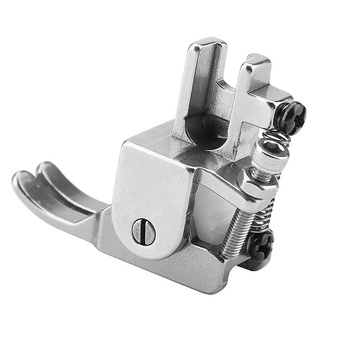 Pressure Adjustable Roller Presser Foot Sewing Machine Foot Sewing Machine Presser Roller Foot Attachment Accessory for Leather Thick Fabric Cloth(#1)
