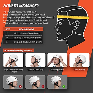 Vihir Adult Water Sports Helmet with Ears - Adjustable Helmet,Perfect for Kayaking, Boating,Surfing