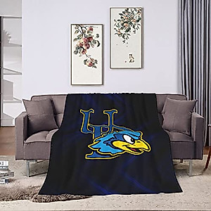 University of Delaware Fleece Blanket, Very Soft Microfiber Flannel Blanket for Couch Warm and Cozy for All Seasons