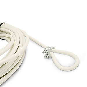 Aoneky 47ft 1/4'' Stainless Steel Replacement Tennis Net Cable