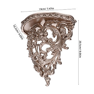 Ciieeo Floating Shelves Crystal Display Shelf Flower Pot Stands Bathroom Rustic Wall Shelf Decor Boho Wall Mounted Bookshelf Sundries Organizer Zen Meditation Yoga Decorations