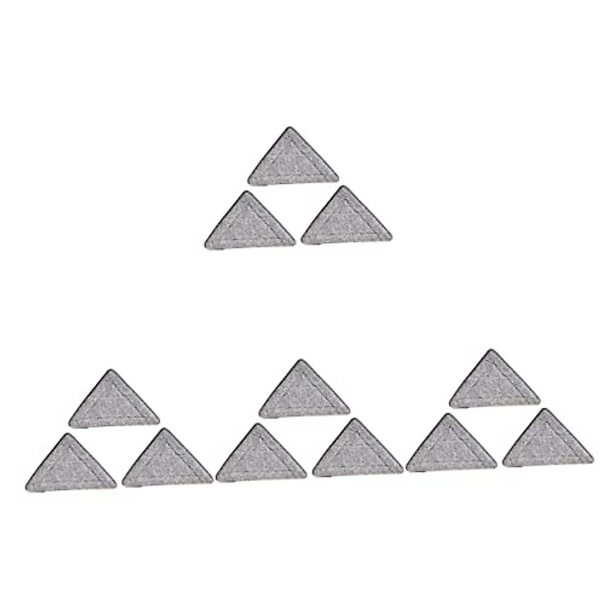 ULTECHNOVO 12 Pcs Triangle Mop Head Microfiber Mop Head Car Wash Mop Floor Cleaner Mop Foaming Wall Cleaner Commercial Mop Extension Pole Wall Cleaner for Painted Walls Foaming Mop Head Round