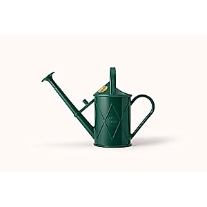 Haws Bosmere Heritage Plastic Watering Can, Mini Water Can for Indoor Plants, Succulents, Seedlings, and Flowers | Green, 1 Quart