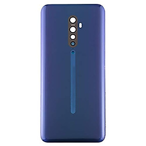 Repair Replacement Parts Back Cover for Oppo Reno2(Black) Parts (Color : Purple)