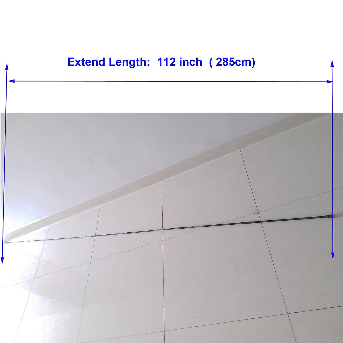 HF Manpack Collapsible 7 Element Whip Antenna 285 CM Length