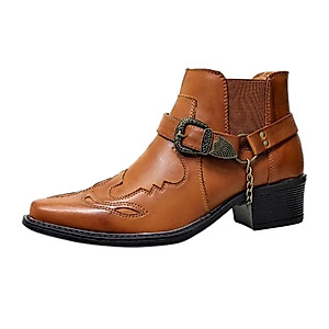 Womens Sandals, Womens Boots Ankle Women's Fashion Boots Size 8 Boots Wide Width Heels Gym Bohemian Boots Womens Cowgirl Boots Yellow