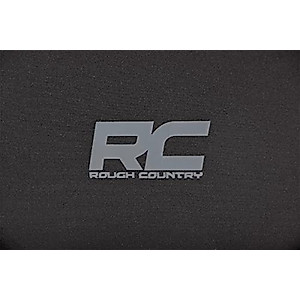 Rough Country Neoprene Seat Covers for Ford F-150 (15-23)/F-250/350 (17-23) - UV & Water Resistant F150 Seat Covers, Foam Padded Seat Covers for Trucks Full Set - Front & Rear Covers