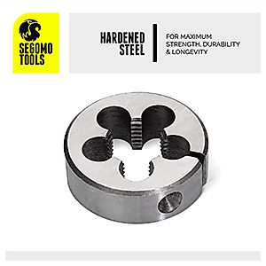 Segomo Tools 110 Piece Hardened Alloy Steel SAE Tap And Die Threading Tool Set With Storage Case | SAE Tap and Die Set | Rethreading Kit | Tap Set | Tap and Die Kit - TD110SAE