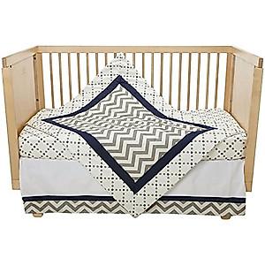 My Baby Sam Out of The Blue 3pc Crib Set