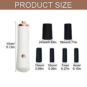 CALIDAKA Electric Eyelash Shaker, Waterproof Eyelash Glue Mixer, Electric Eyelash Glue Shaker Nail Polish Shaking Machine, Eyelash Glue Decanter for Fake Eyelash Grafting Extension, White