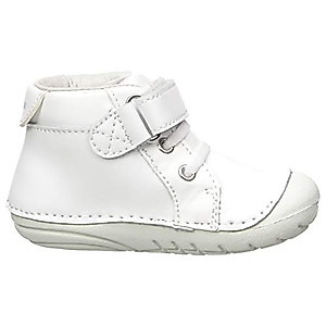 Stride Rite baby boys Soft Motion Frankie Athletic Sneaker, White, 3 Infant US