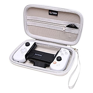 LTGEM case for Backbone One Mobile Gaming Controller, Handheld Gaming Console Portable Travel Holder, Extra Mesh Pocket for Cables Power Bank Accessories