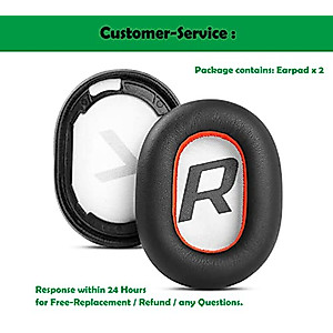 DowiTech Supreme Comfort Headset Ear Cushions Replacement Ear Pads Headphone Earpads Compatible with Plantronics Voyager 8200 UC/Backbeat Pro2 Stereo Bluetooth Headphones