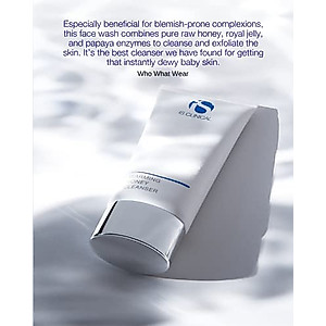 iS CLINICAL Luxurious Warming Honey Face Cleanser, Hydrating Facial Cleanser formulated with pure honey