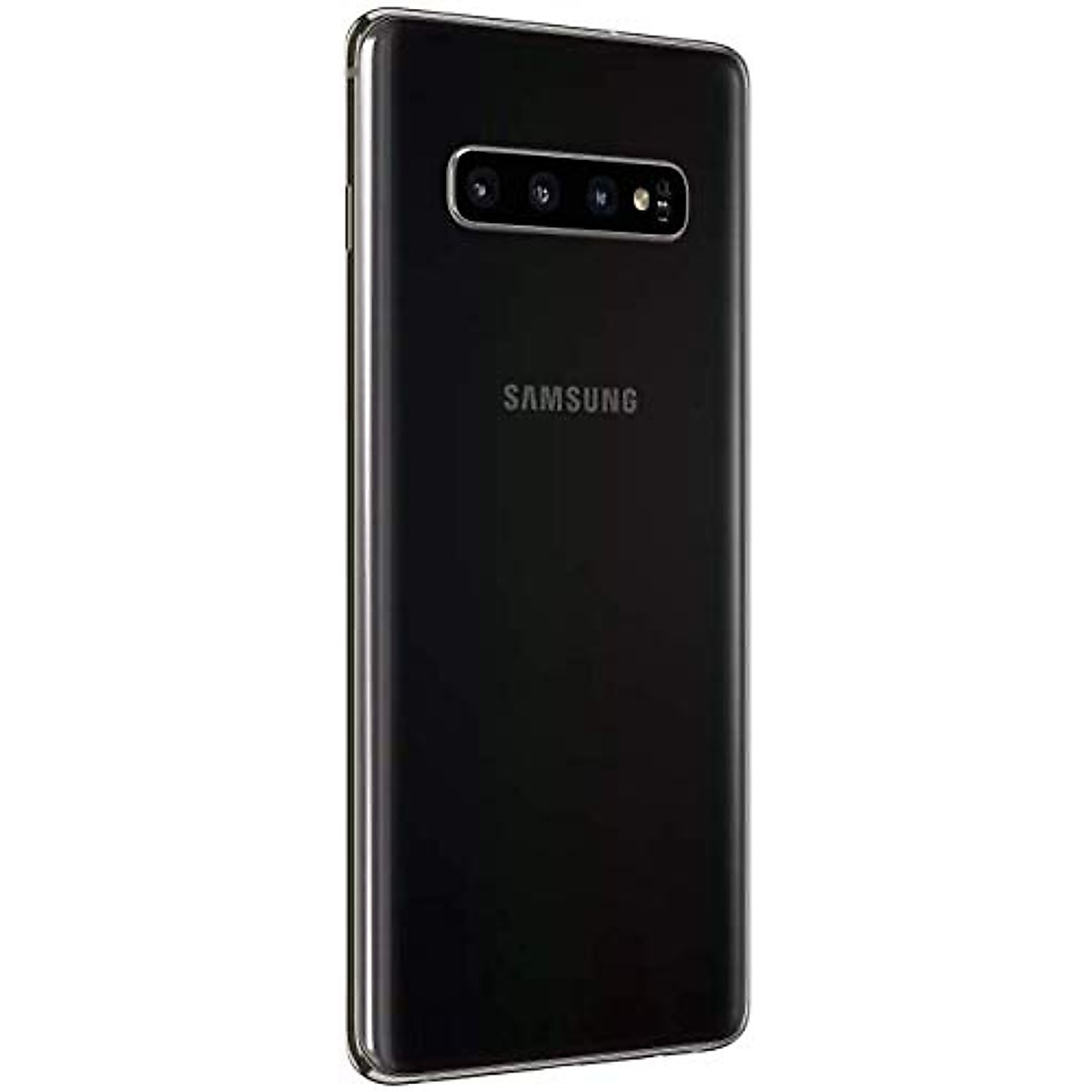 Samsung Galaxy S10+ Factory Unlocked Android Cell Phone | US Version | 512GB of Storage | Fingerprint ID and Facial Recognition | Long-Lasting Battery | Ceramic Black (SM-G975UCKEXAA)