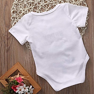 G-Amber Happy Birthday Mommy Baby Boys Girls Romper Bodysuit Infant Funny Jumpsuit Outfit 3-6Months