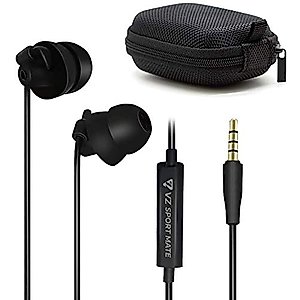 Sleep Earbuds Sleeping Noise Isolation Headphones with Unique Fully Soft Silicone Earplug,Sleep Earphones with Mic,Perfect for Sleeping,Insomnia,Side Sleeper,Snoring,Air Travel VZ SPORT MATE