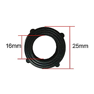 50 Pieces Garden Hose Rubber Washers Seals Garden Hose Washers Use for Garden Hose and Water Faucet Hose Washers Ring Hose Gaskets Self-Locking Tabs Keep Washer Firmly Stay in The Fitting