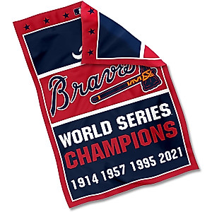 WinCraft Atlanta Baseball Double Sided Garden Flag