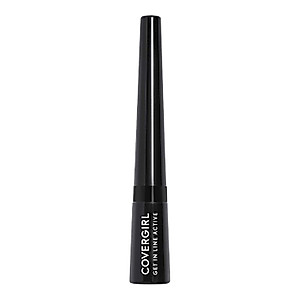 COVERGIRL Get In Line Active Eyeliner, Ink Black, 2 Count
